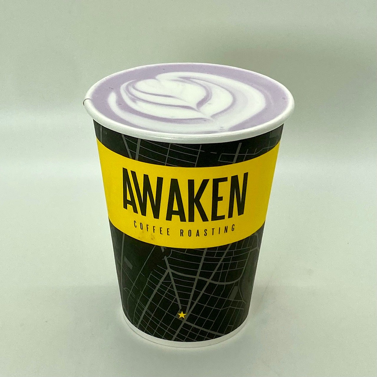 Ube Latte | Awaken Cafe & Roasting